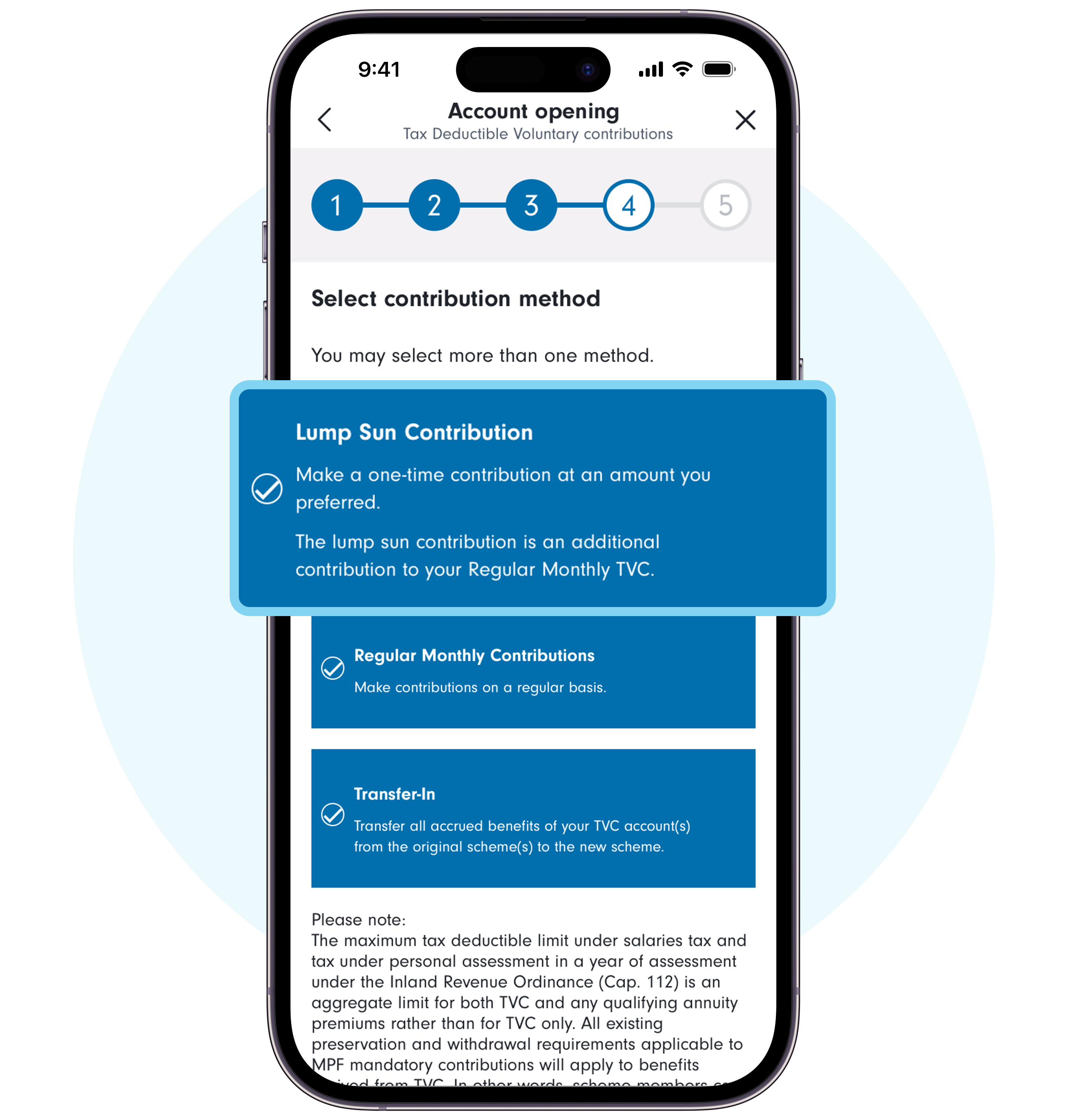 Fidelity MPF - Tax Deductible Voluntary Contributions (TVC)
