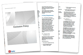 Sustainable investing policies and reports | Fidelity Hong Kong