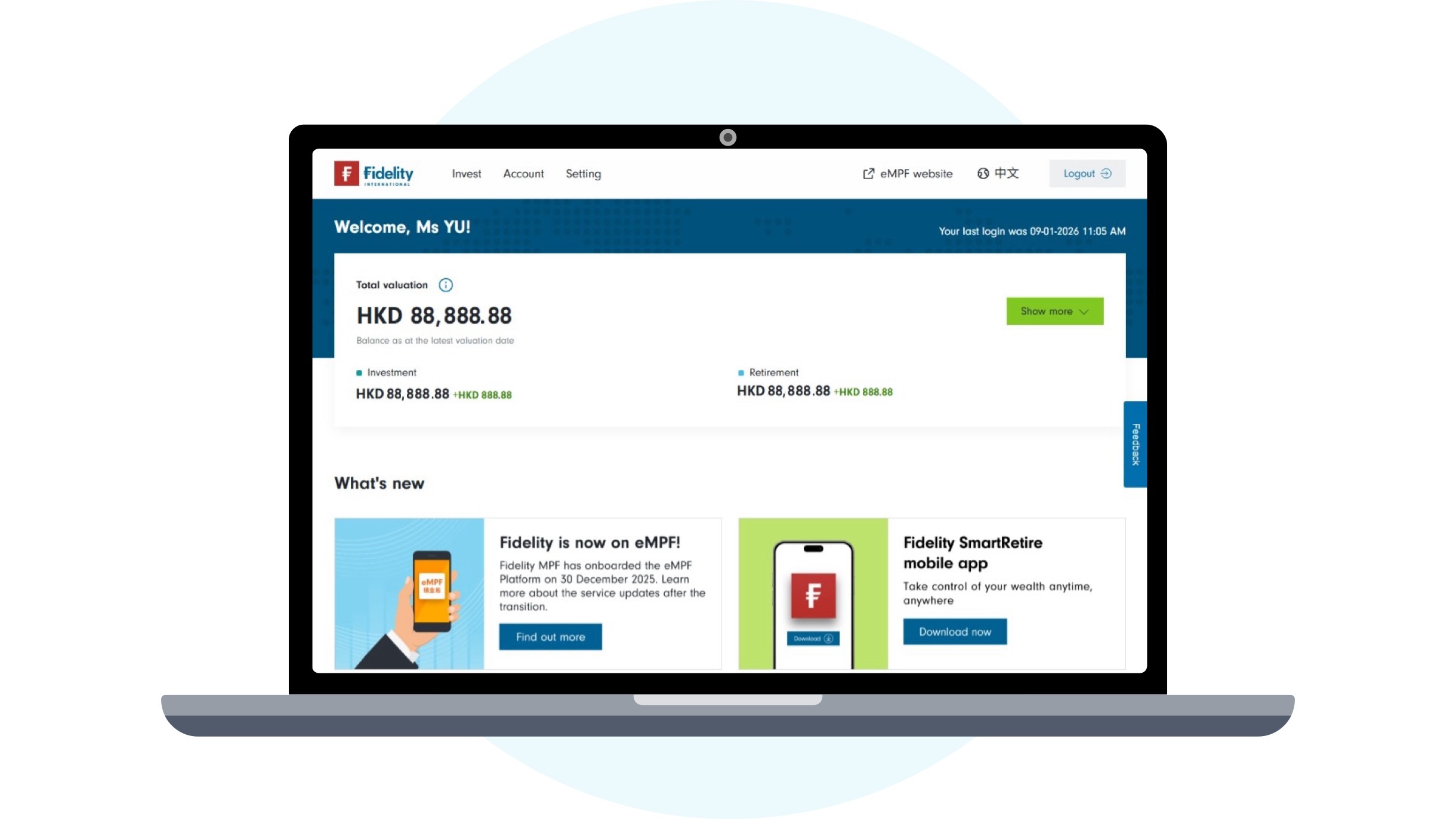 Digital Service for MPF & Personal Investment | Fidelity Hong Kong