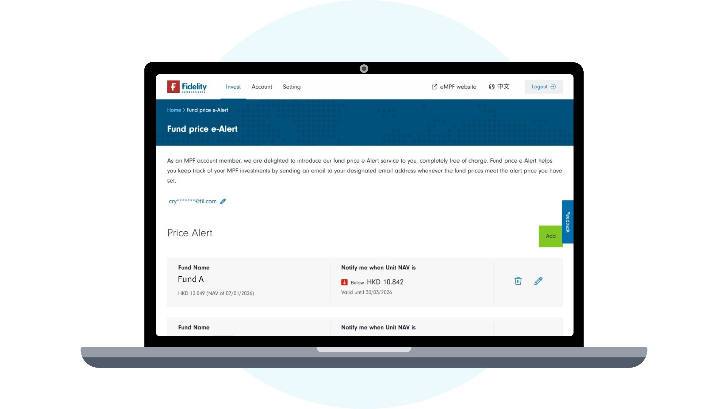 Digital Service for MPF & Personal Investment | Fidelity Hong Kong